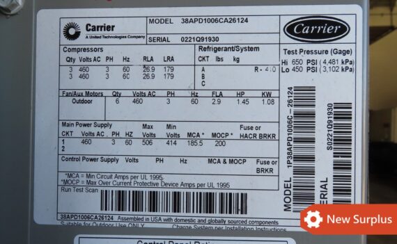 100 Ton Condensing Unit - Surplus Group